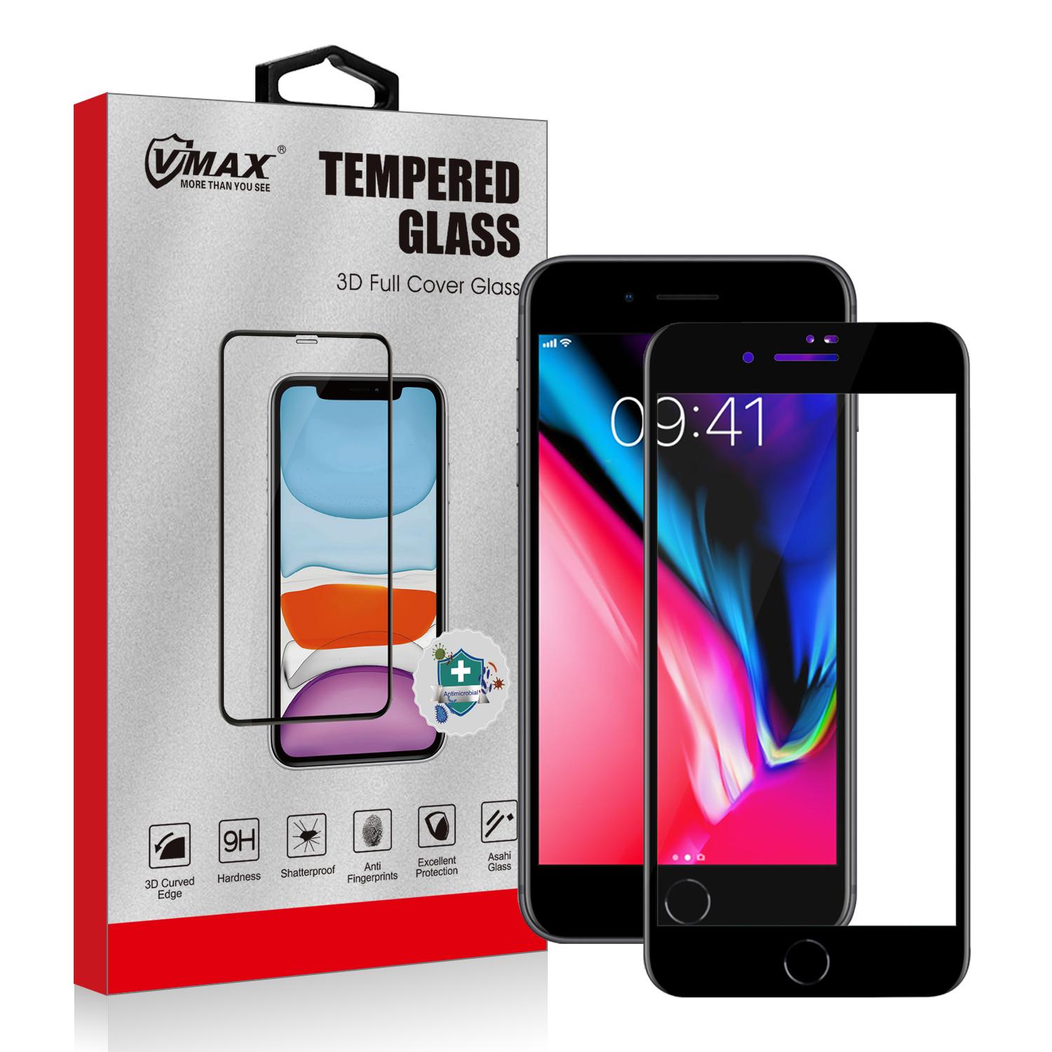 VMAX skjermbeskytter iPhone 7+/8+ - svart, | Multicom