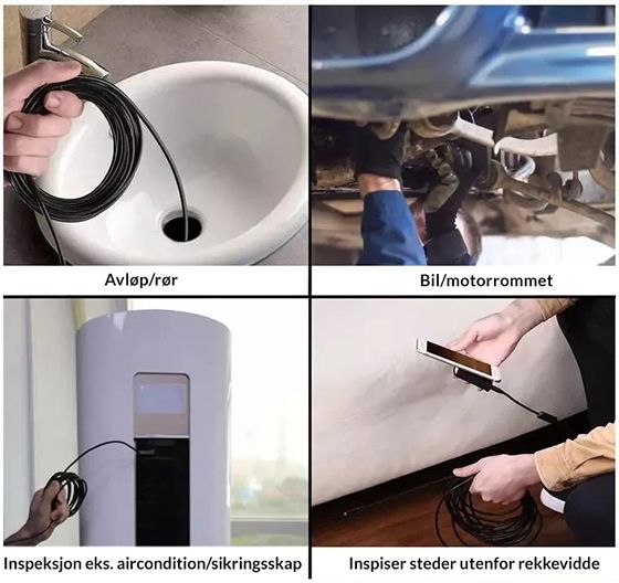 Ontario pakke med 2 inspeksjonskamera | ELdirekte